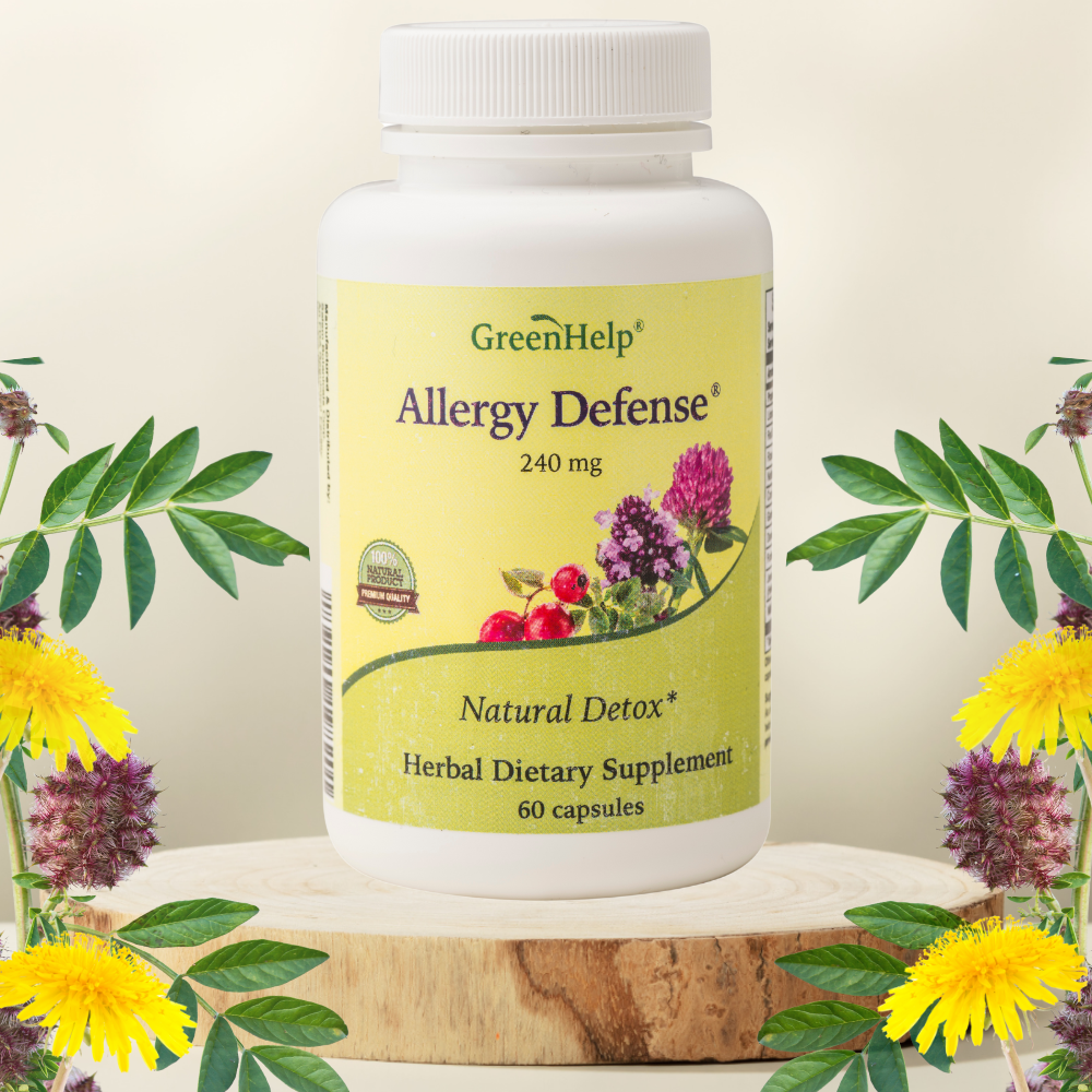 Allergy Defense Capsules - 60 Capsules - Herbal Capsules for Seasonal ...