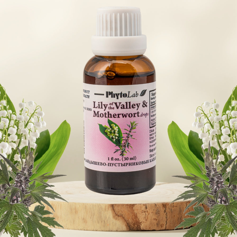 Lily of the Valley & Motherwort Tincture - 1 fl oz - Herbal Tincture f ...