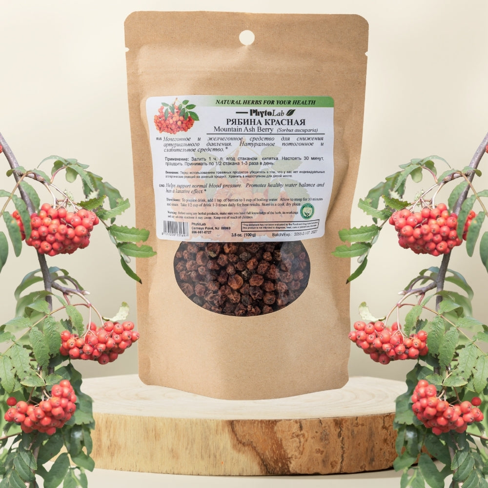 Mountain Ash Berry - 3.5 oz - Herbal Dried Berries for Blood Pressure ...