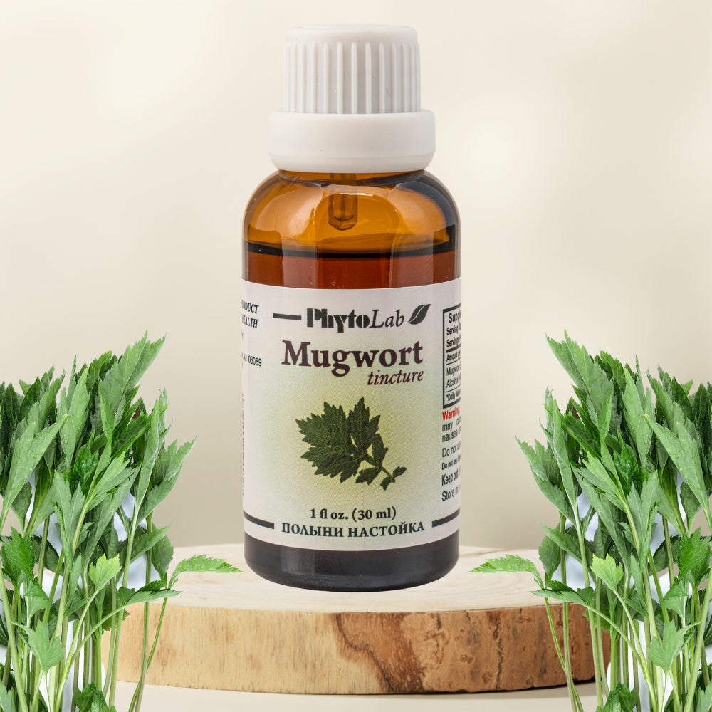 Mugwort Tincture - 1 fl oz (30 mL) - Supports Digestive, Menstrual & N ...