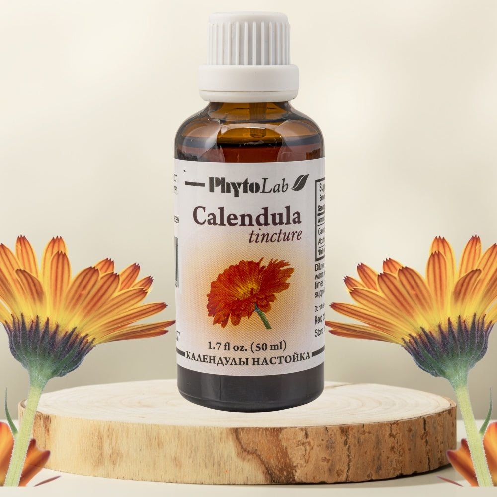 Calendula Tincture - 1.7 fl oz - Herbal Tincture for Skin, Digestive ...